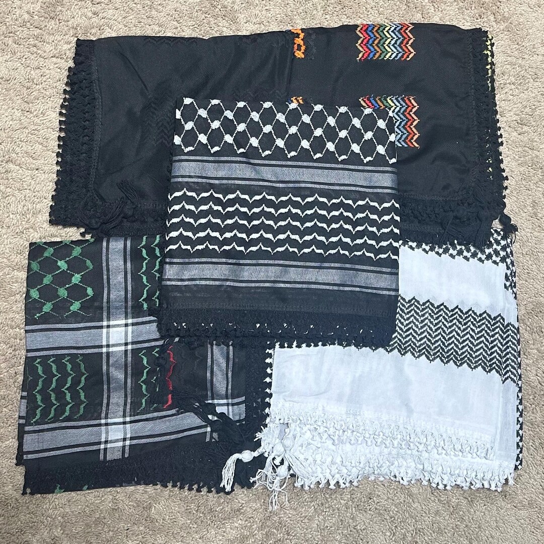 Traditional Keffiyeh/hattah/shemagh Scarf | Made in Jordan | Has a ...