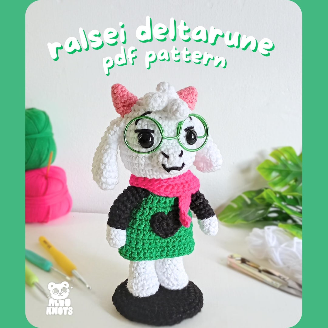 Crochet Pattern PDF: "ralsei" Inspired Deltarune Character Amigurumi - Etsy