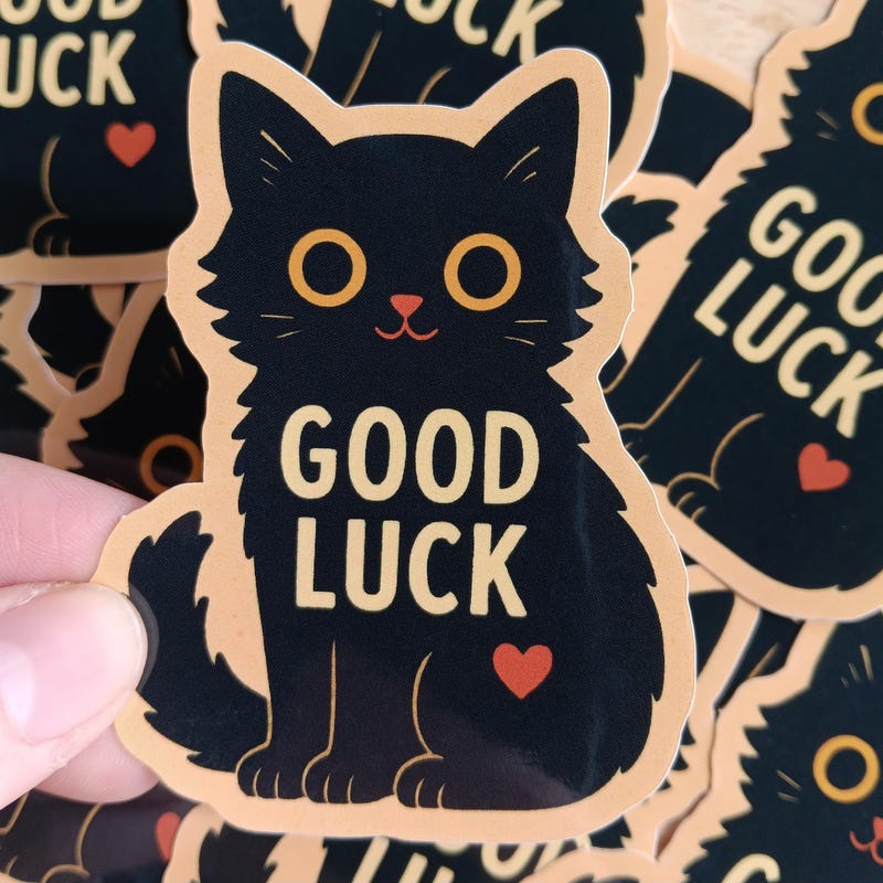 Good Luck Cat - Etsy