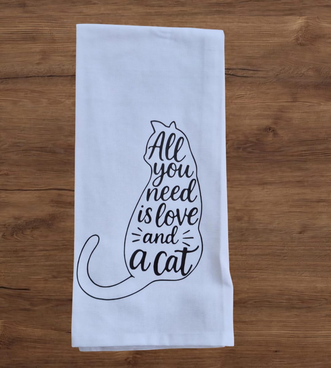 Cat Themed Kitchen Towels – Cute Cat Lover Tea Towels – Funny Cat ...