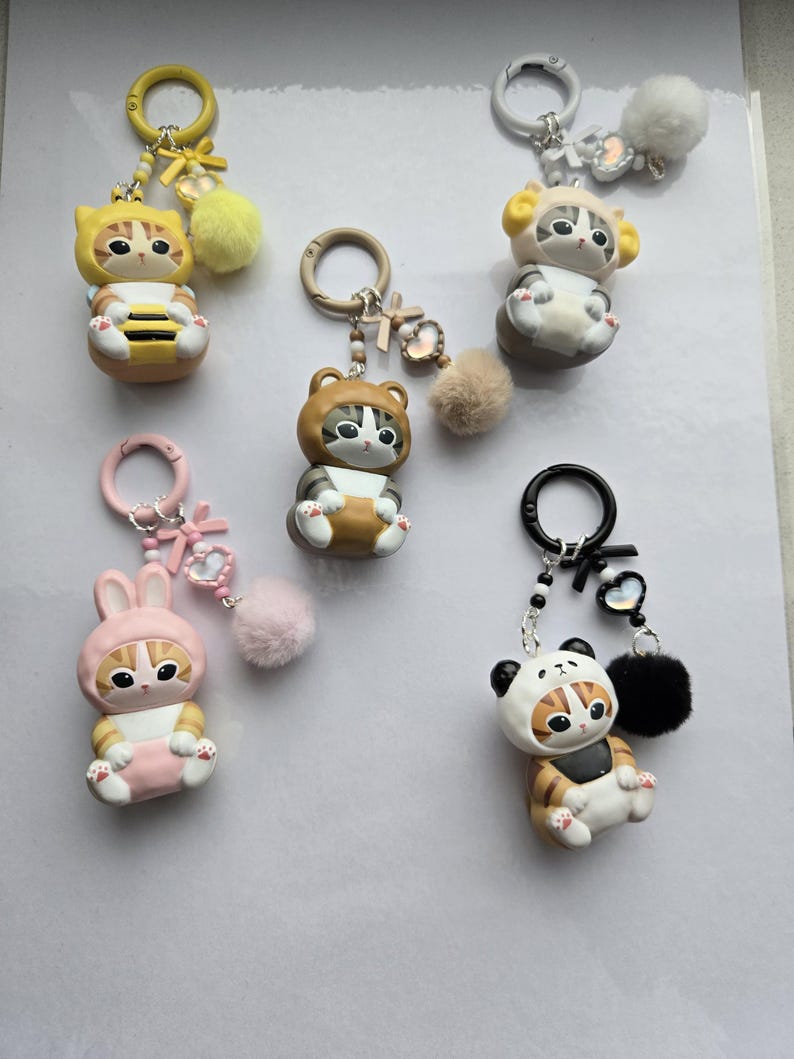 Mofusand Keychains - Etsy
