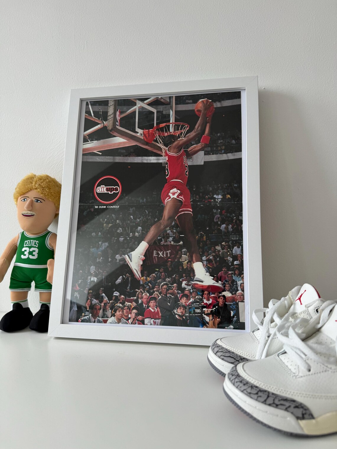 Framed Original Michael Jordan Poster Print Slam up Dunk Contest - Etsy