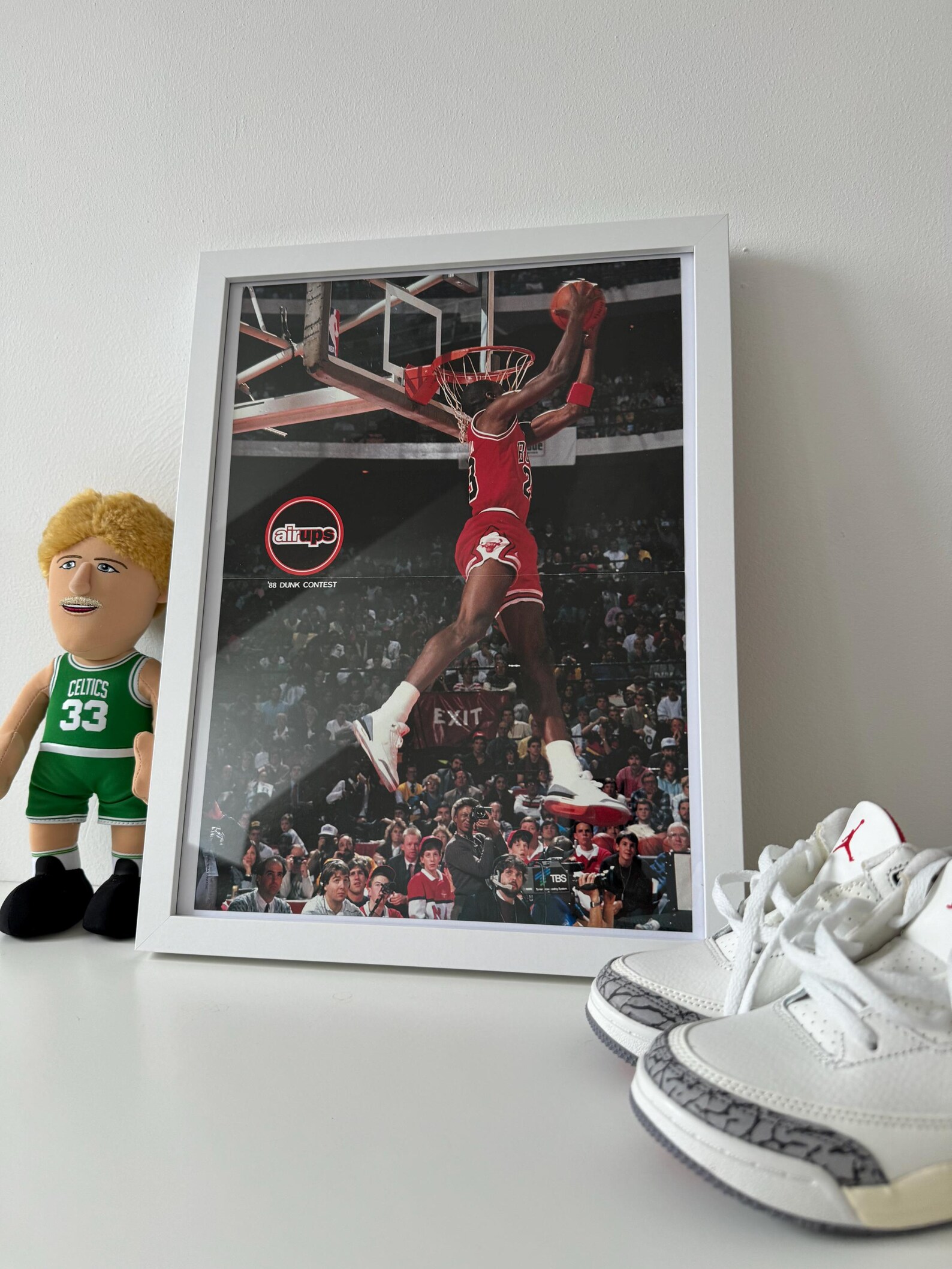 Framed Original Michael Jordan Poster Print Slam up Dunk Contest - Etsy
