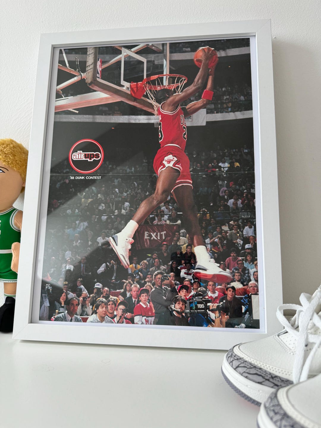Framed Original Michael Jordan Poster Print Slam up Dunk Contest - Etsy