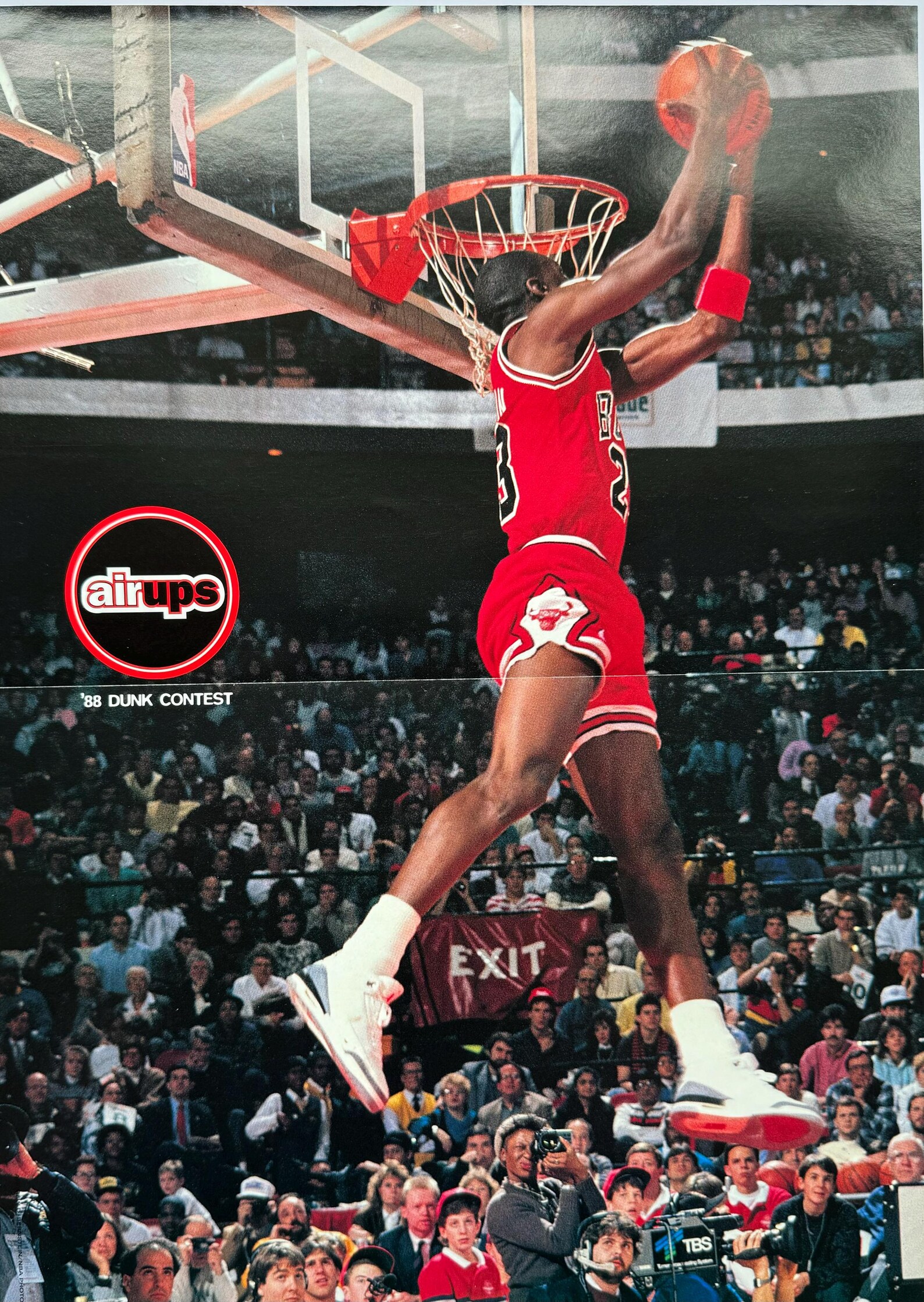 Framed Original Michael Jordan Poster Print Slam up Dunk Contest - Etsy