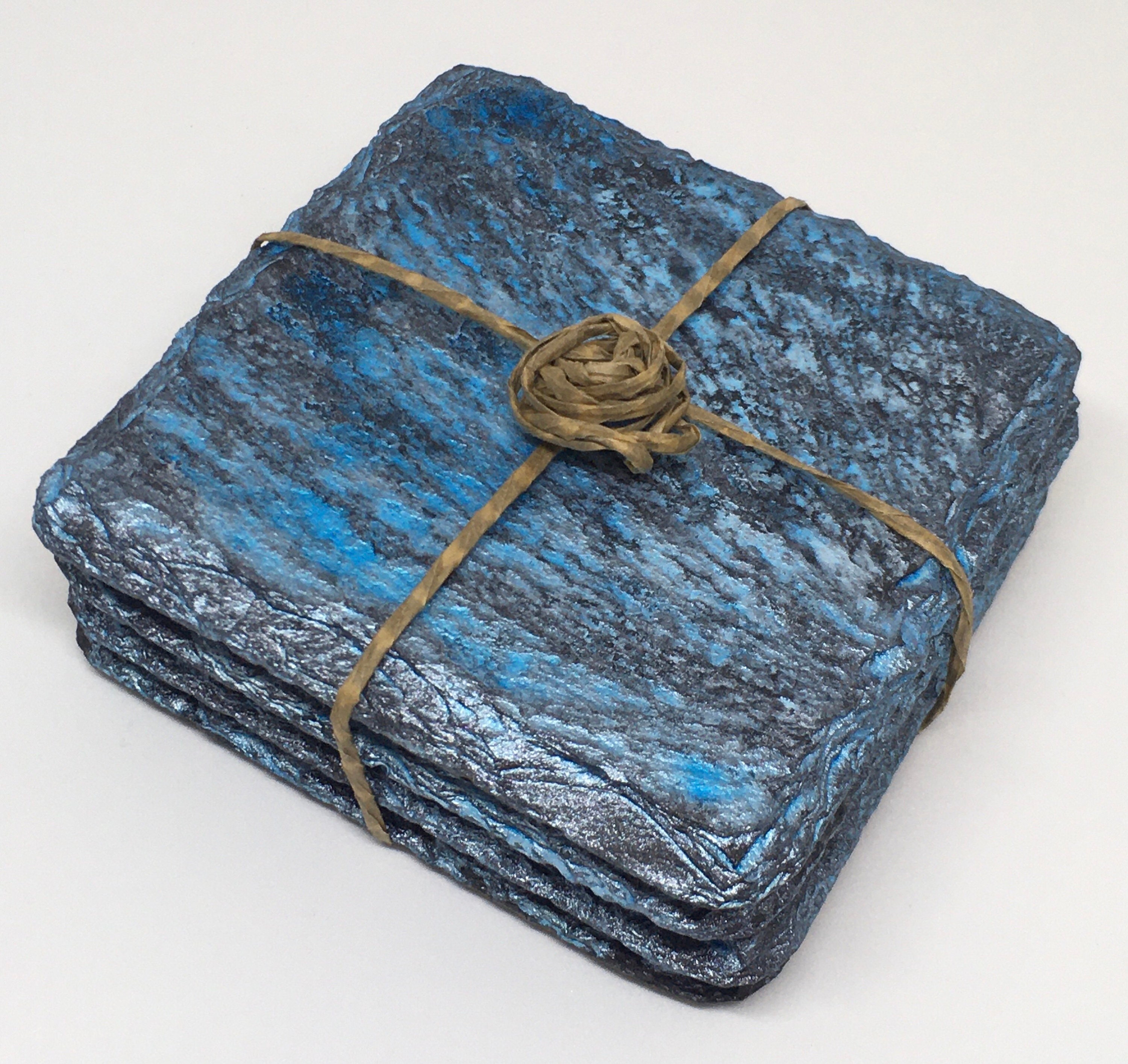 Slate Tableware Set. X8 Placemats 20x30 Cms. X8 Coasters 10x10 - Etsy UK