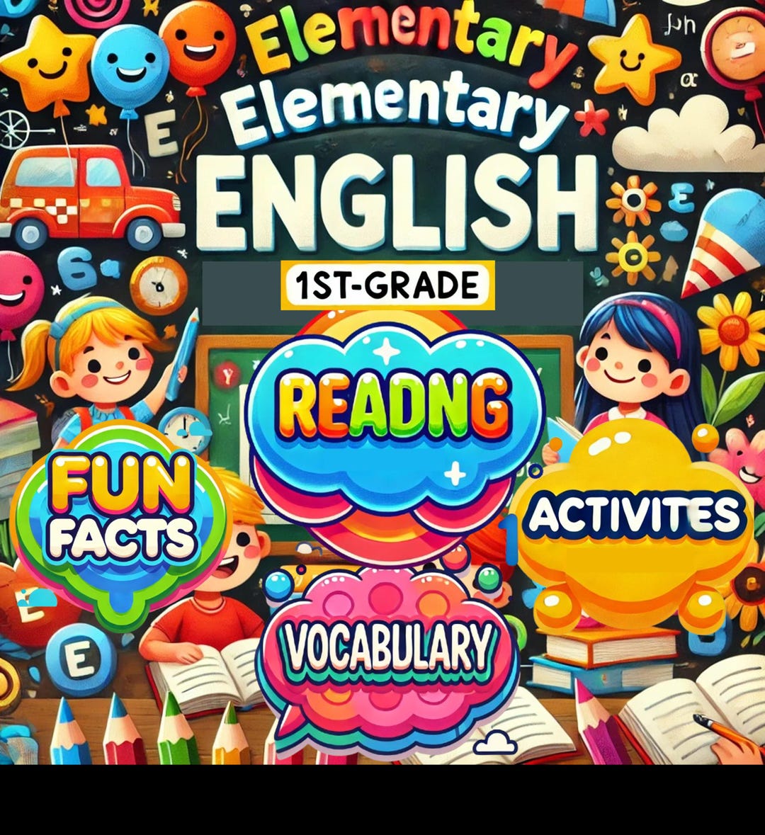 Grade 1 Reading Pack: Comprehension, Stories, Vocabulary, and Fun ...