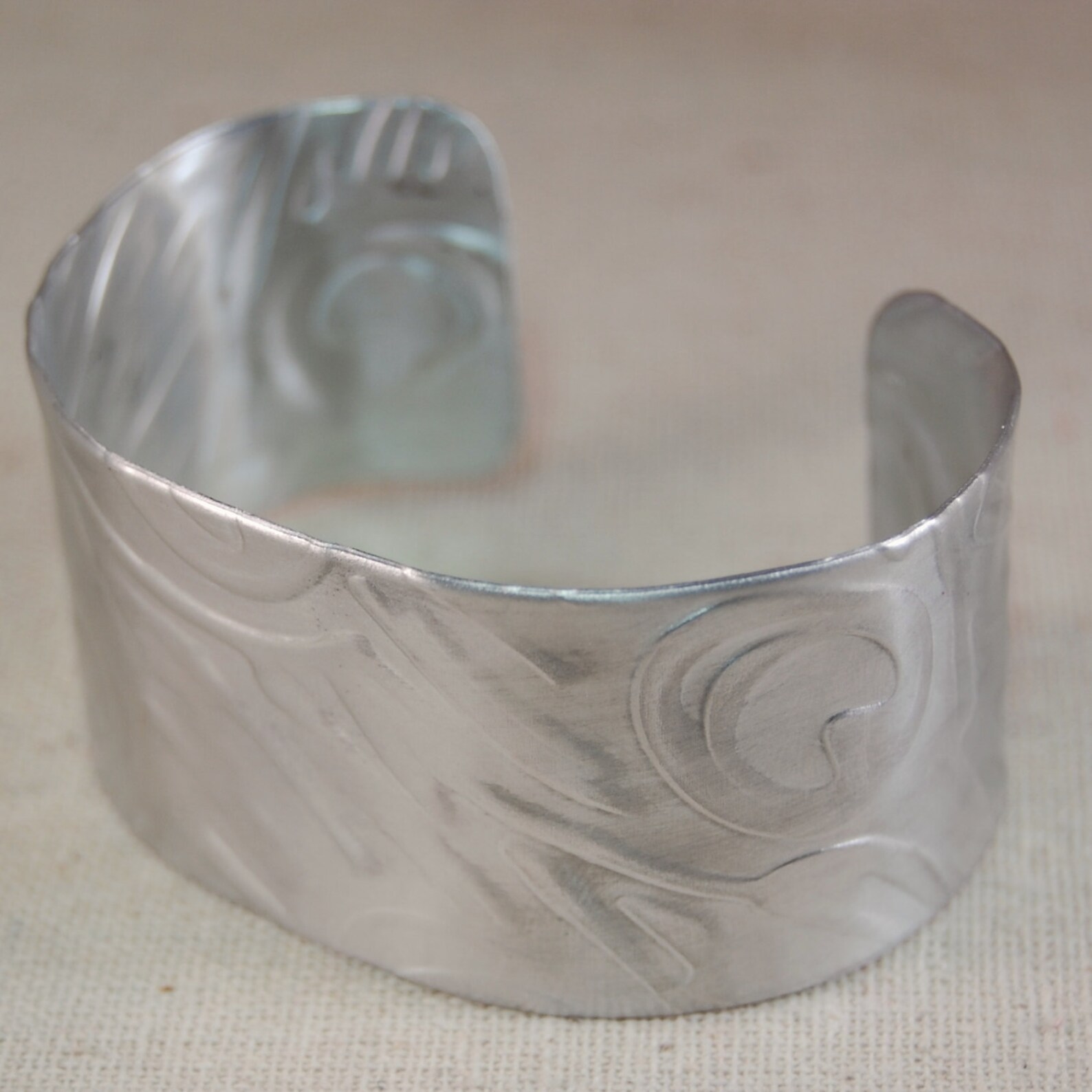 Aluminum Cuff Bracelet Wide Cuff Metal Cuff Bracelet | Etsy