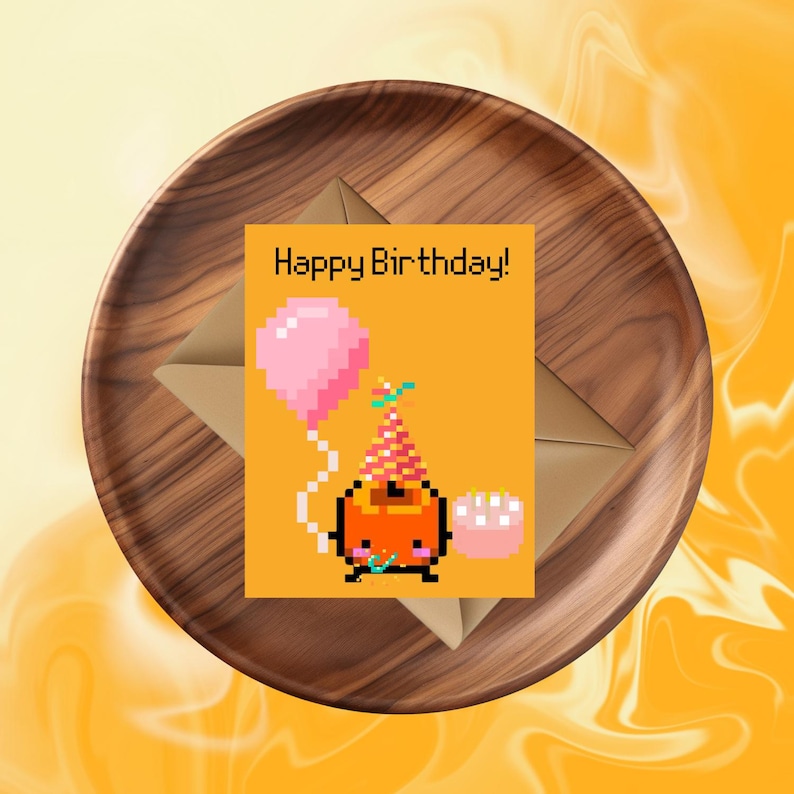 Stardew Valley Birthday Card, Digital Download Birthday Gift, Printable ...