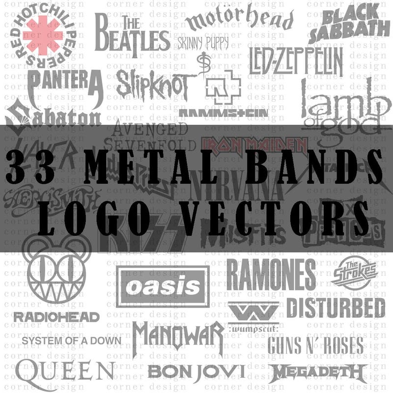Rock Band Logo - Etsy