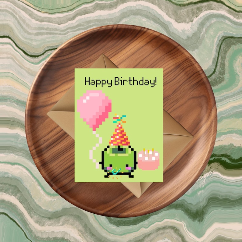 Stardew Valley Birthday Card, Digital Download Birthday Gift, Printable ...