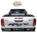Toyota Hilux Revo Rocco Rear Truck Side Body Car Decal 4 Door Truck ...