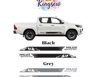 Toyota Hilux Revo Rocco Side Body Decal 2side 4door Sticker - Etsy