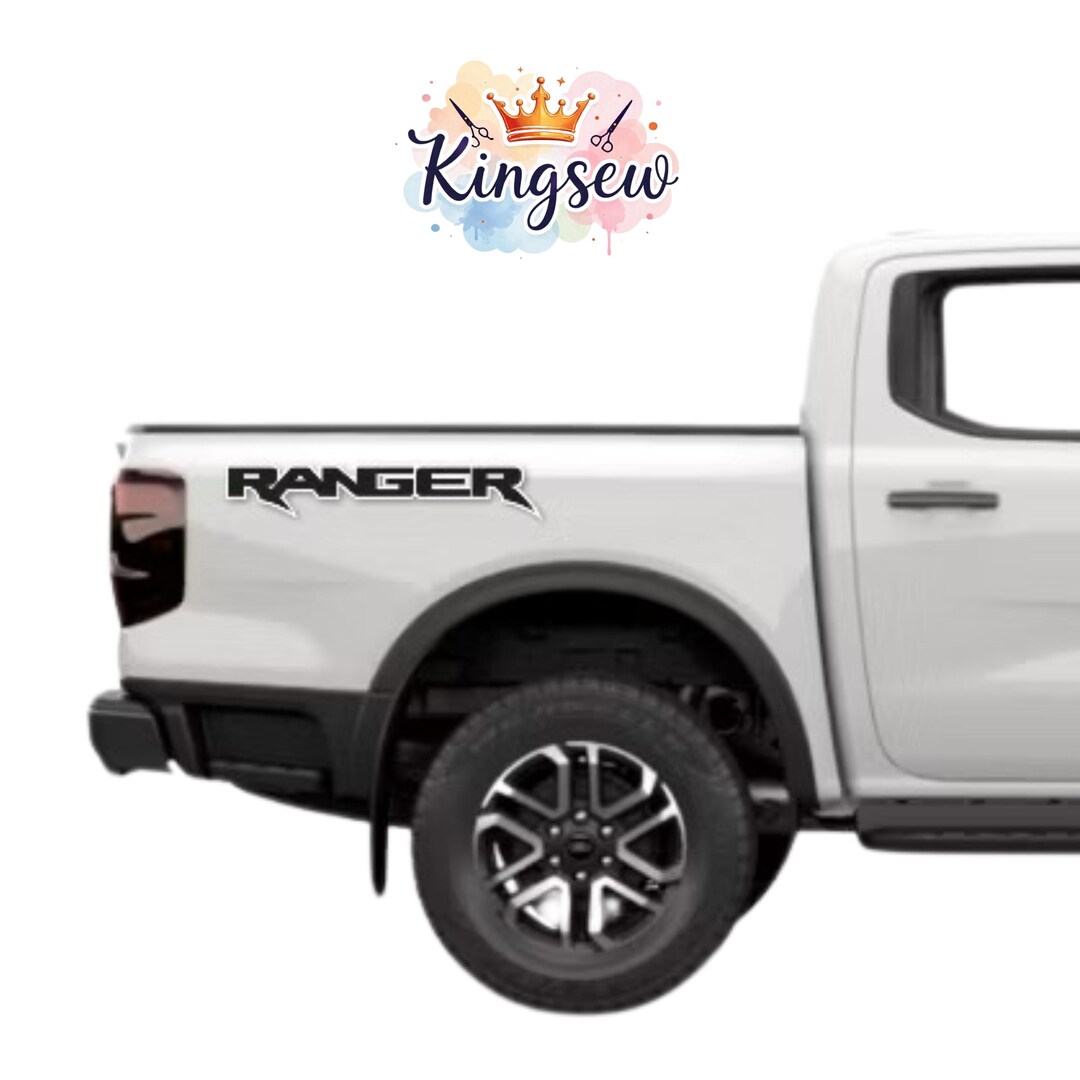 2 Pcs Ford Ranger Side Body Decal 2side: Left , Right Sticker Car Decal ...