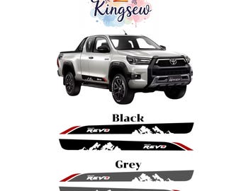 Toyota Hilux Revo Rocco Side Body Decal 2side 4door Sticker - Etsy