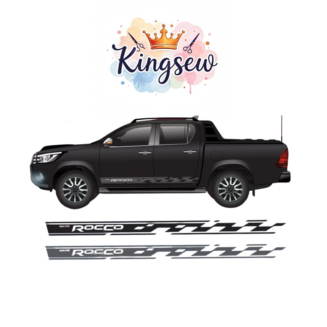 Toyota Hilux Revo Rocco Side Body Decal 2side 4door Sticker - Etsy