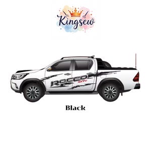 Toyota Hilux Revo Rocco Side Body Decal 2side 4door Sticker - Etsy