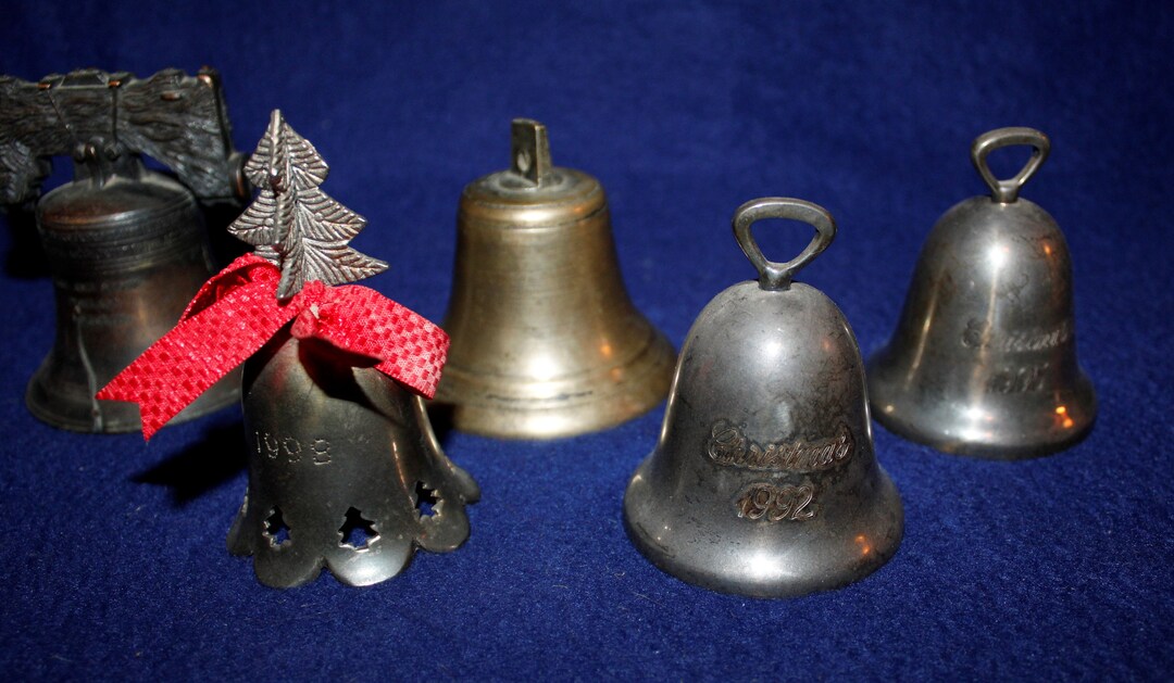 Vintage Bell Collection Christmas Bells Liberty Bell - Etsy