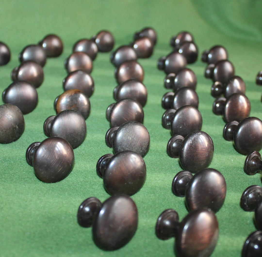 Oiled Bronze Finish Knobs Lots of 5 - Etsy