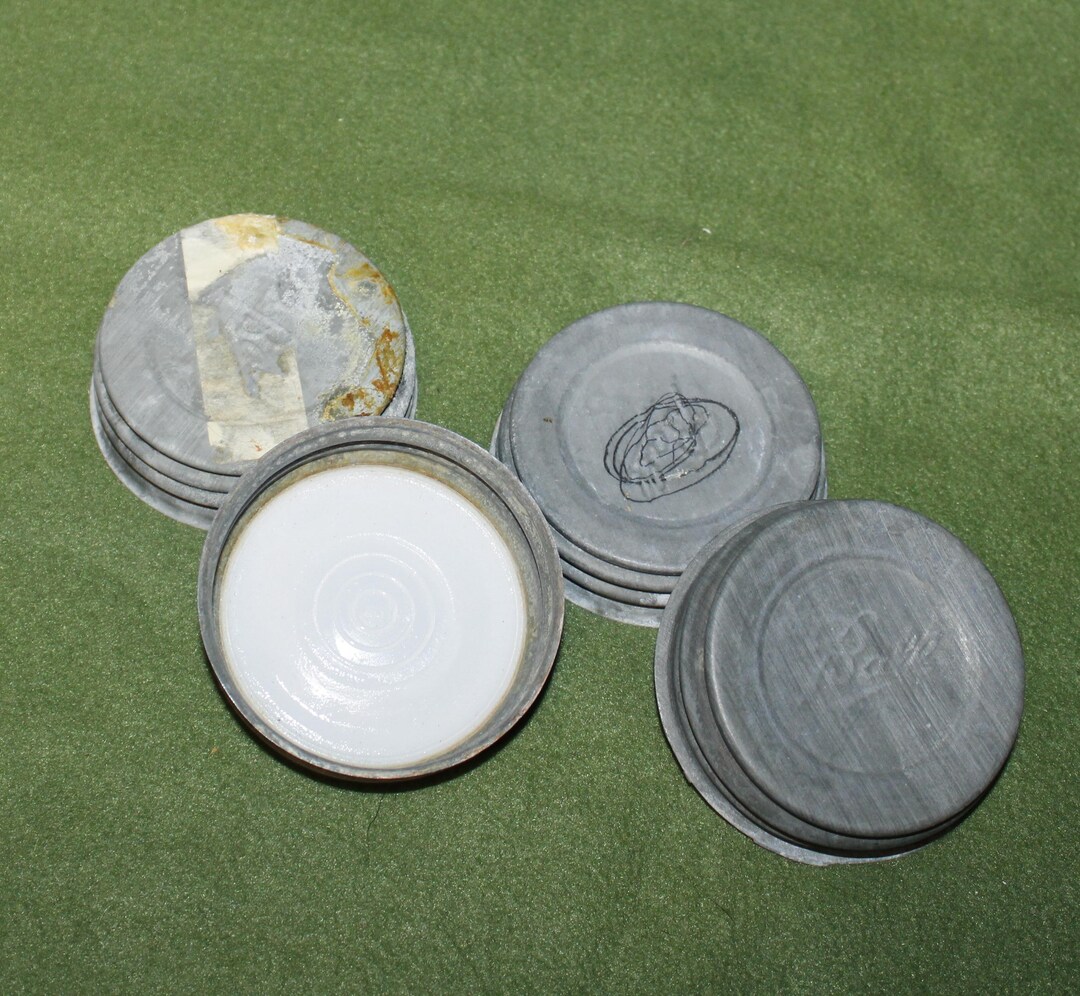 Vintage Zinc Ball Jar Lids Lot of 19 - Etsy