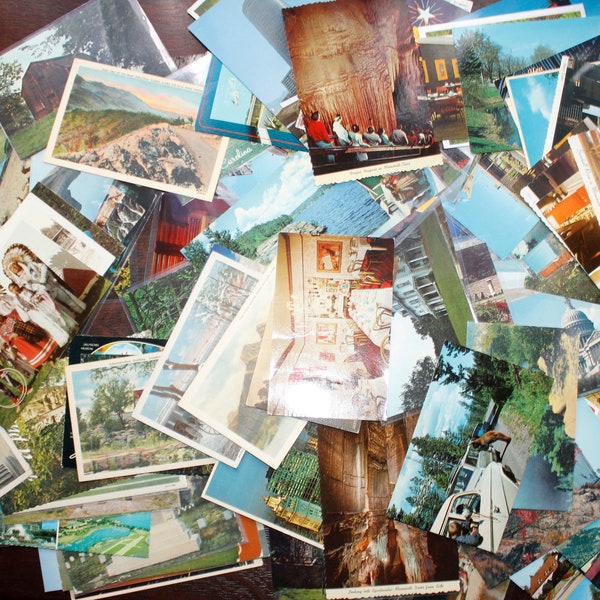 Huge Vintage Postcard Lot - Etsy