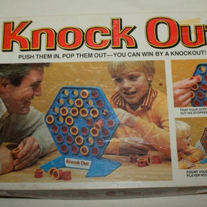 Vintage Knock Out Game by Milton Bradley - Etsy