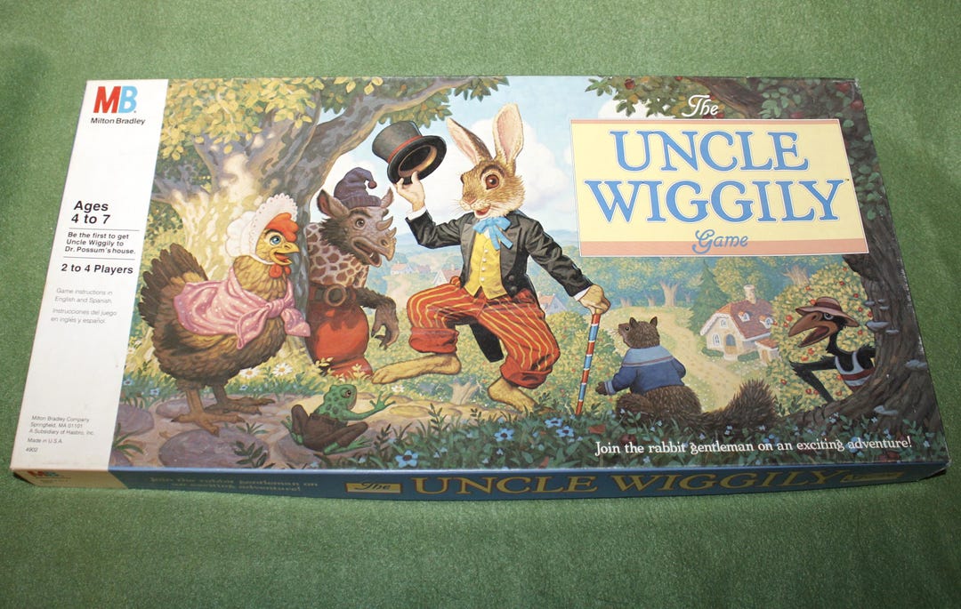 Uncle Wiggly Board Game - Etsy