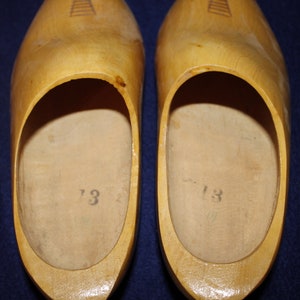 Vintage Windmill Design Wood Clogs - Etsy
