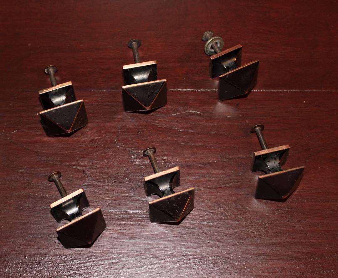 Oiled Bronze Finish Square Knobs Lots of 6 - Etsy