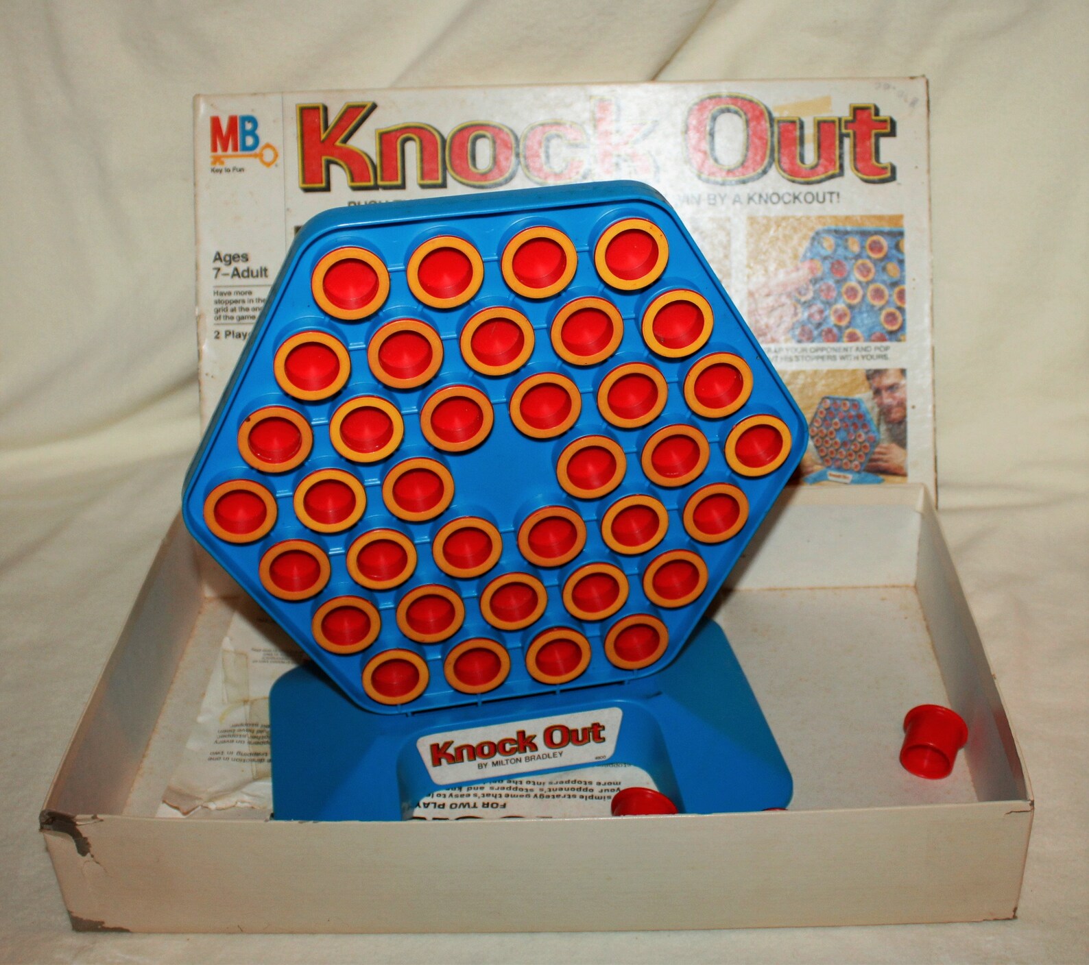 Vintage Knock Out Game by Milton Bradley - Etsy