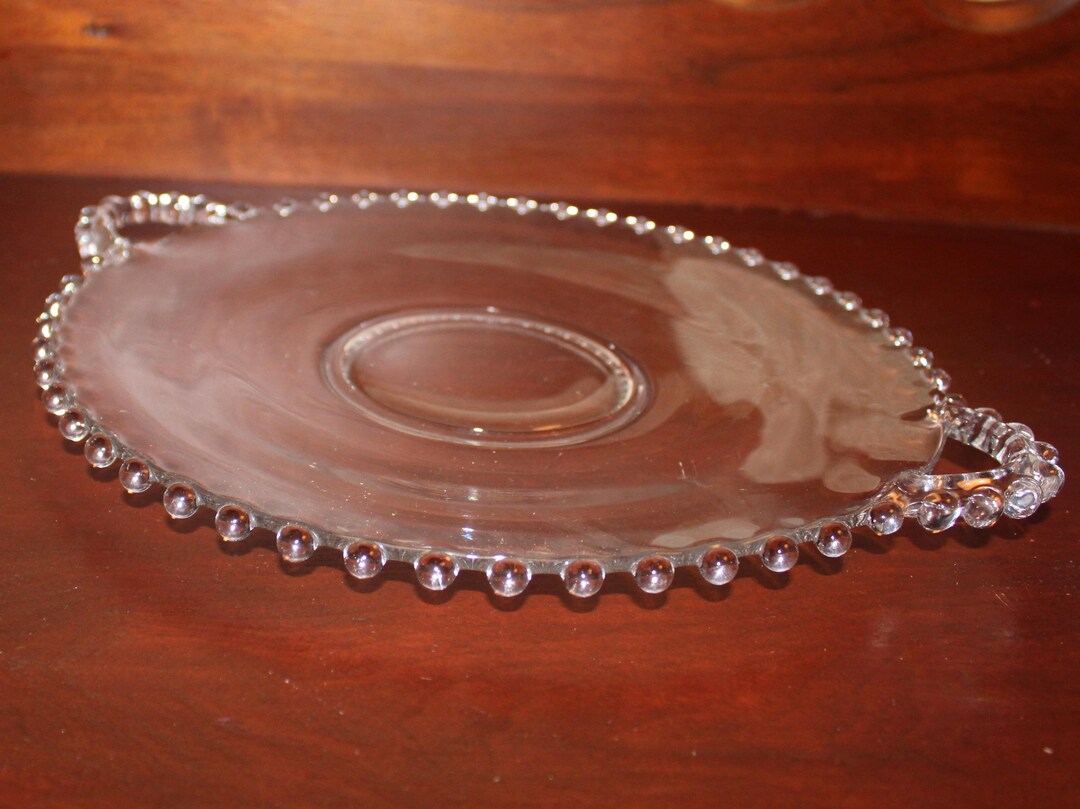 Vintage Imperial Candlewick Double Handle Platter Cake Plate - Etsy