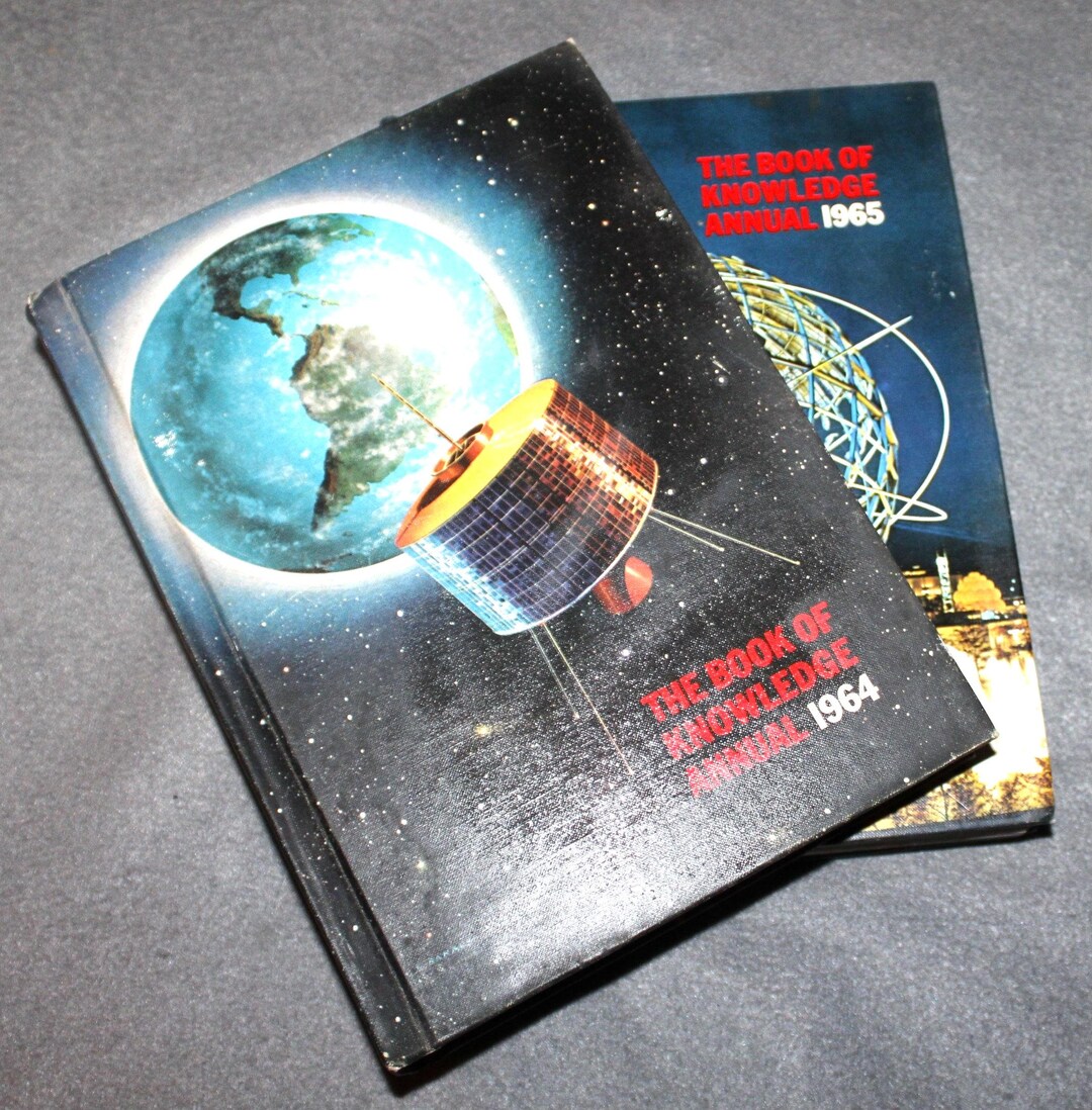 Grolier Book of Knowledge Annuals Books 1964 and 1965 - Etsy