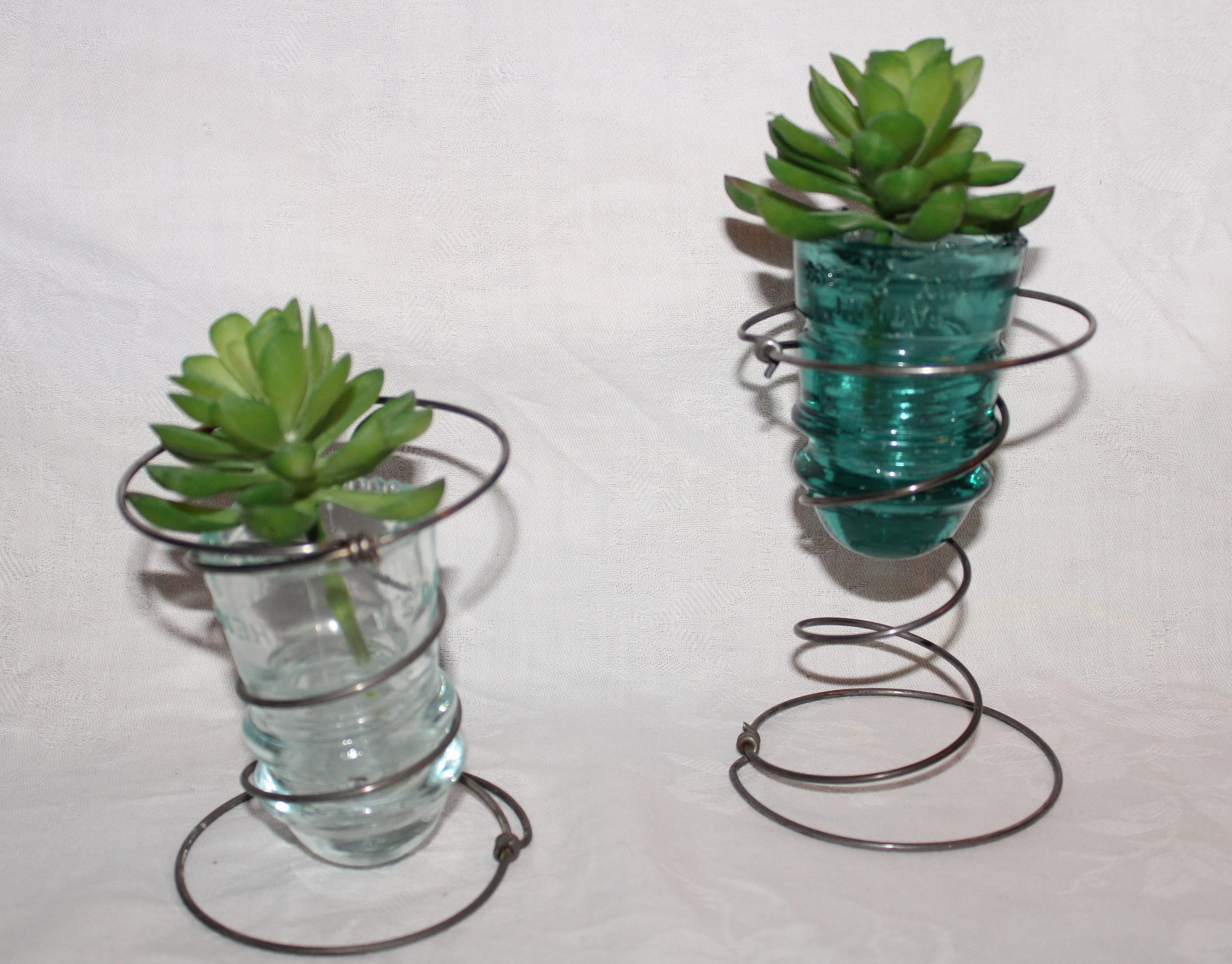 Glass Insulators Repurposed