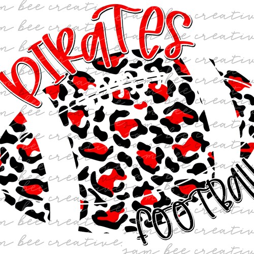 Sublimation Leopard Print Border Pirates Design PNG - Etsy