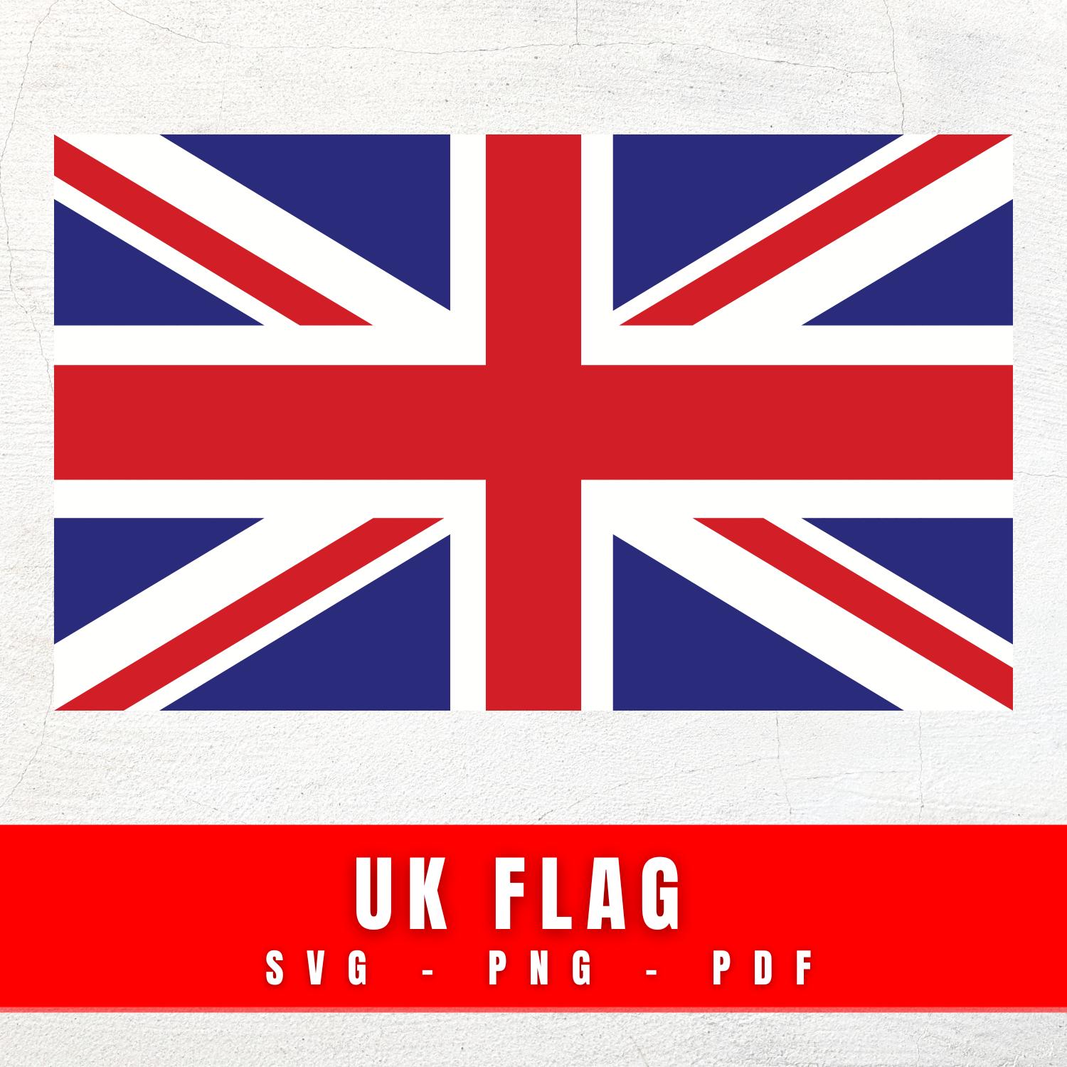 UK Flag SVG, Union Jack SVG, Great Britain Flag Svg Cut File, United ...