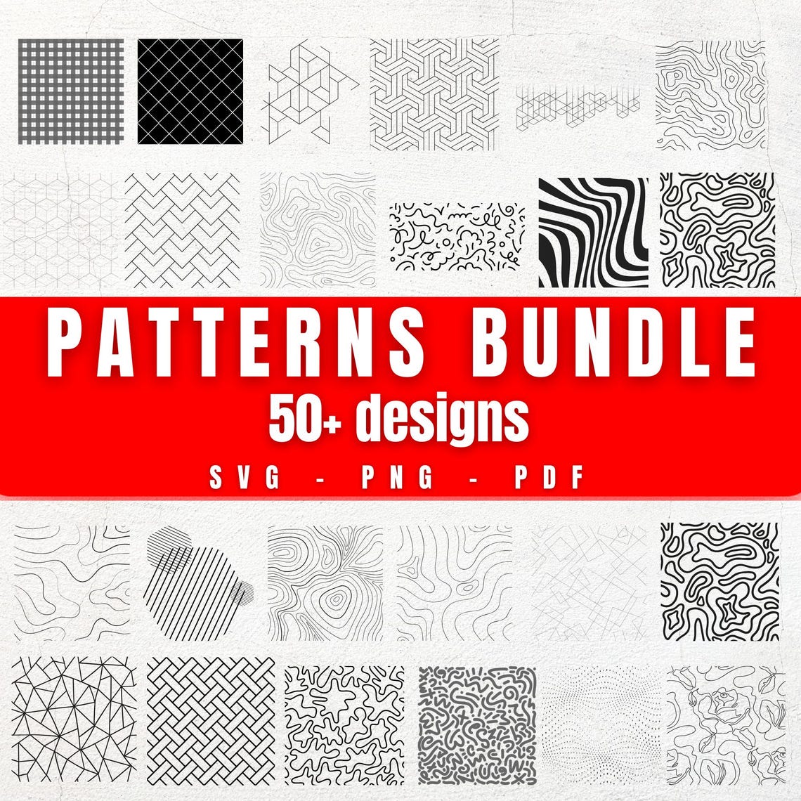 20 Patterns, Background SVG Bundle, Background Pattern SVG Cut Files ...