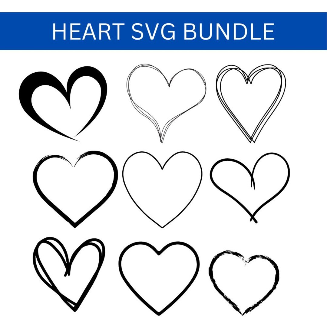 Heart Svg Bundle, Heart Svg, Valentine Svg, Love Sign, Svg Bundle ...