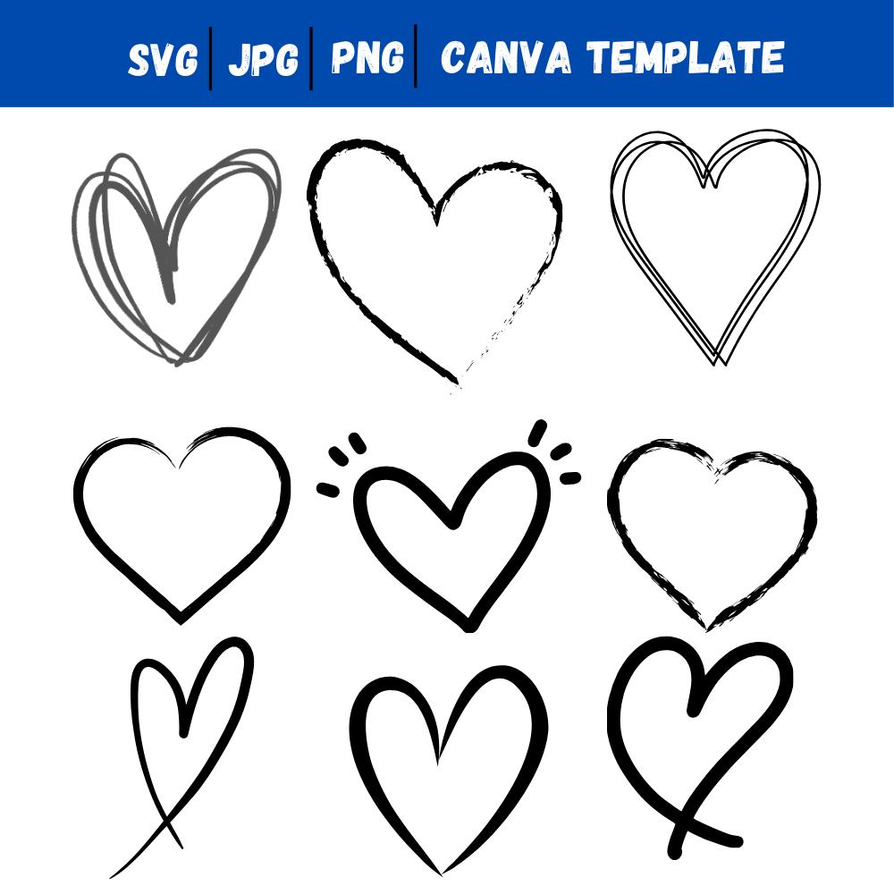 Heart Svg Bundle, Heart Svg, Valentine Svg, Love Sign, Svg Bundle ...