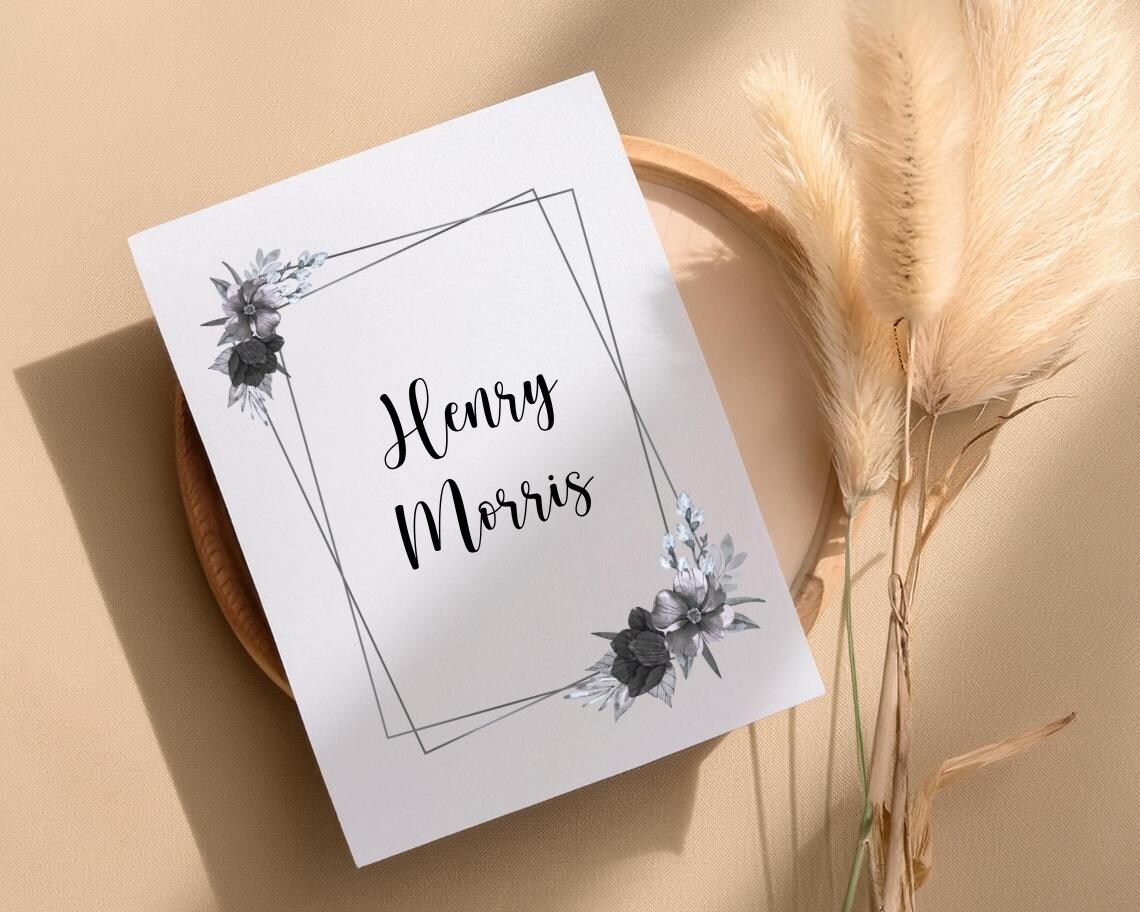 Floral Rectangle Frame SVG Bundle | Wedding Invitation Frame Svg ...