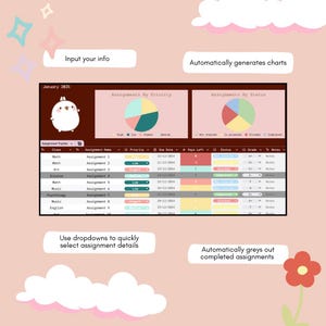 Bunny Assignment Tracker Spreadsheet - Etsy