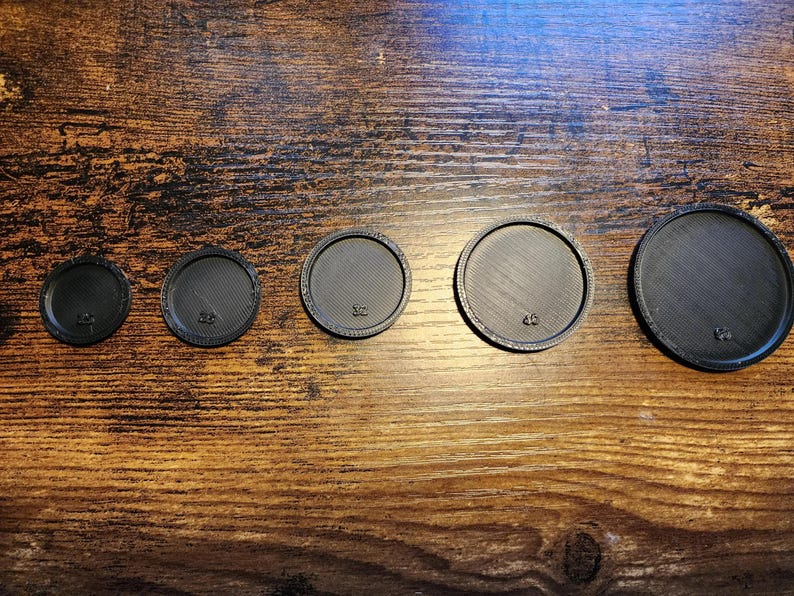 Wargaming Miniature Bases: Plain 20-160mm Circular Tabletop Bases ...