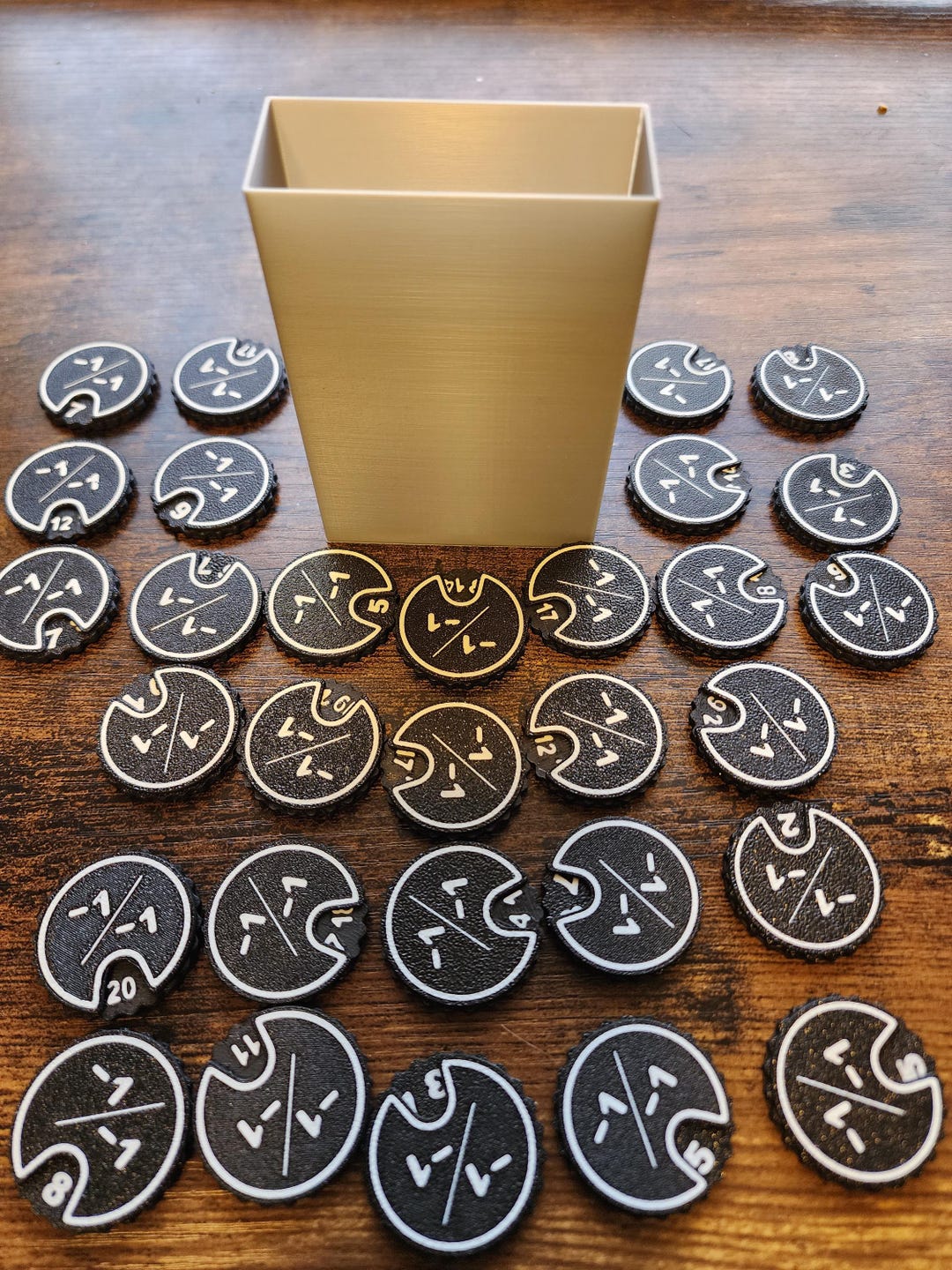 Magic the Gathering Simple Spinning Counter and Token Container - Etsy