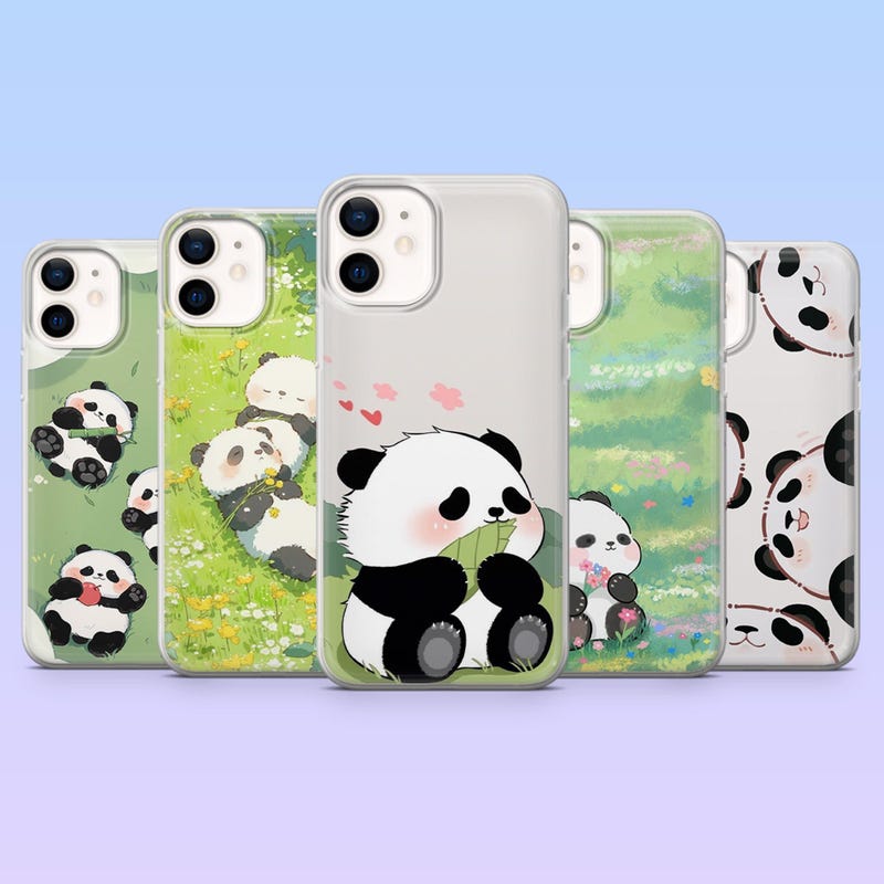 Panda iPhone Case - Etsy