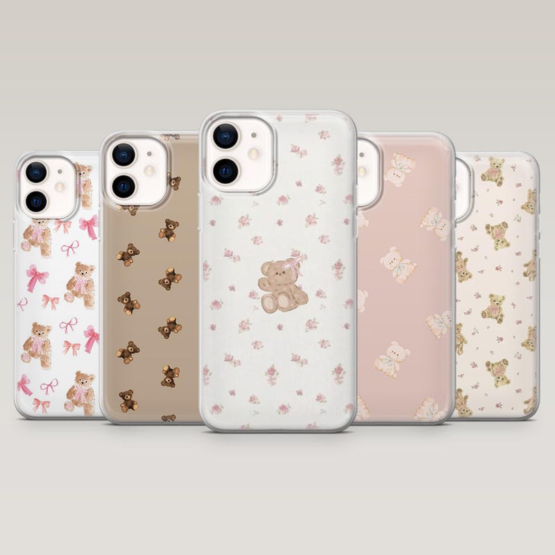 Teddy Bear Phone Case - Etsy