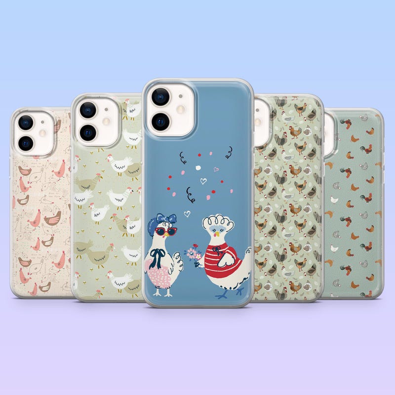 Chicken Phone Case - Etsy