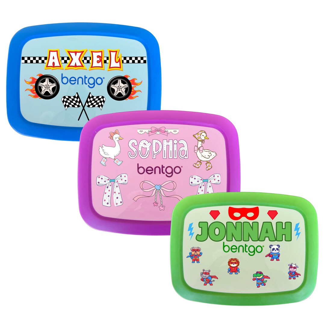 Personalized Bentgo Lunch Box for Kids Customized Kids Bentgo Lunch Box ...