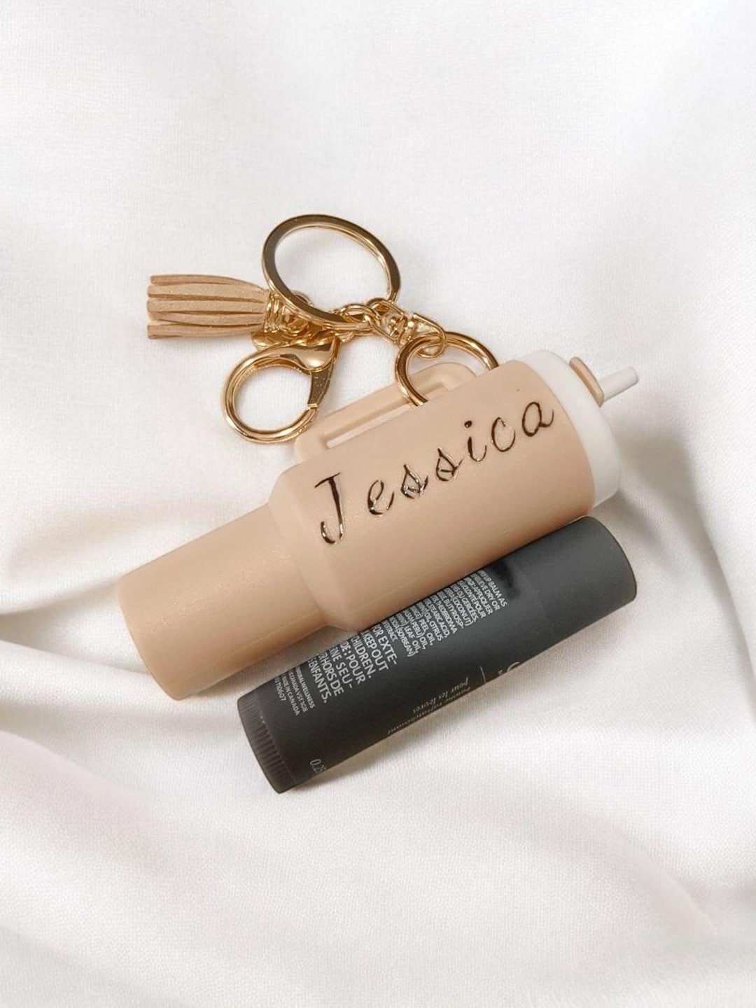 Personalized Mini Stanley Inspired Tumbler / Cup Chapstick Holder ...