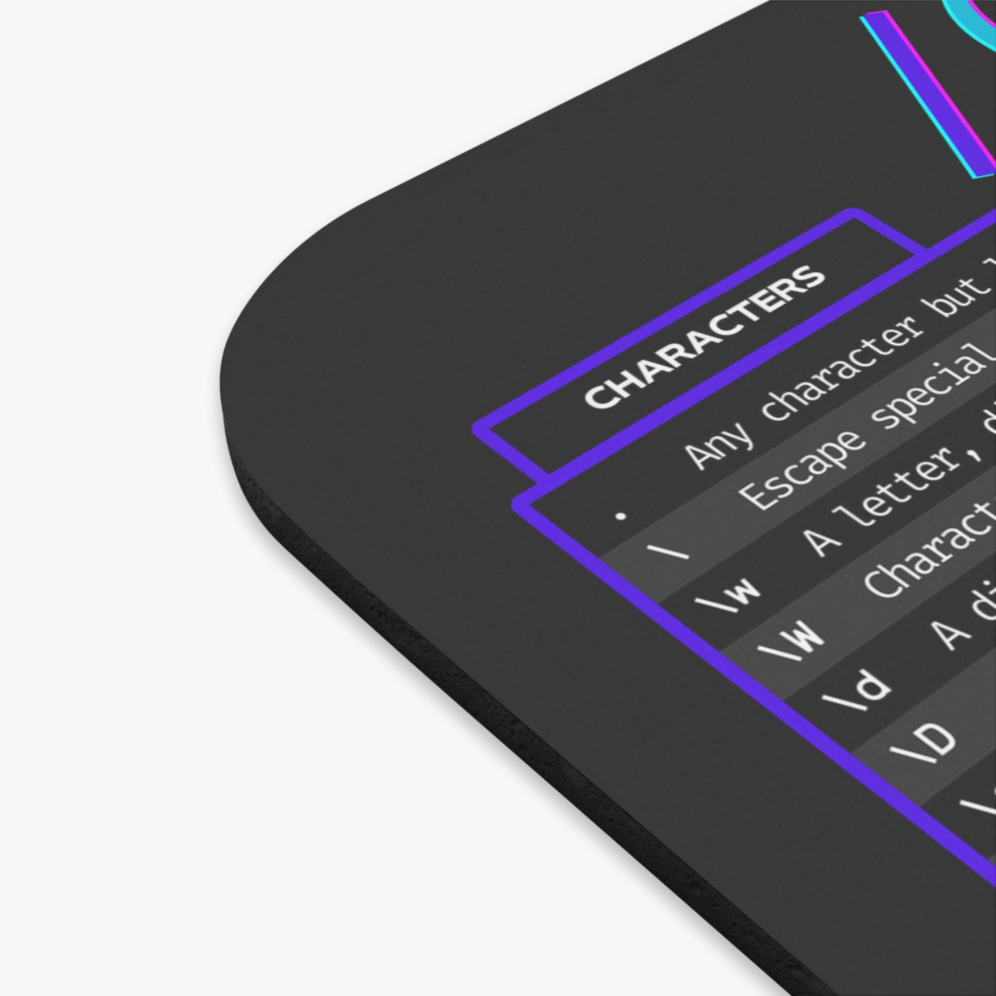 Regex Cheat Sheet Mouse Pad: Programmer Tech Desk Decor - Etsy