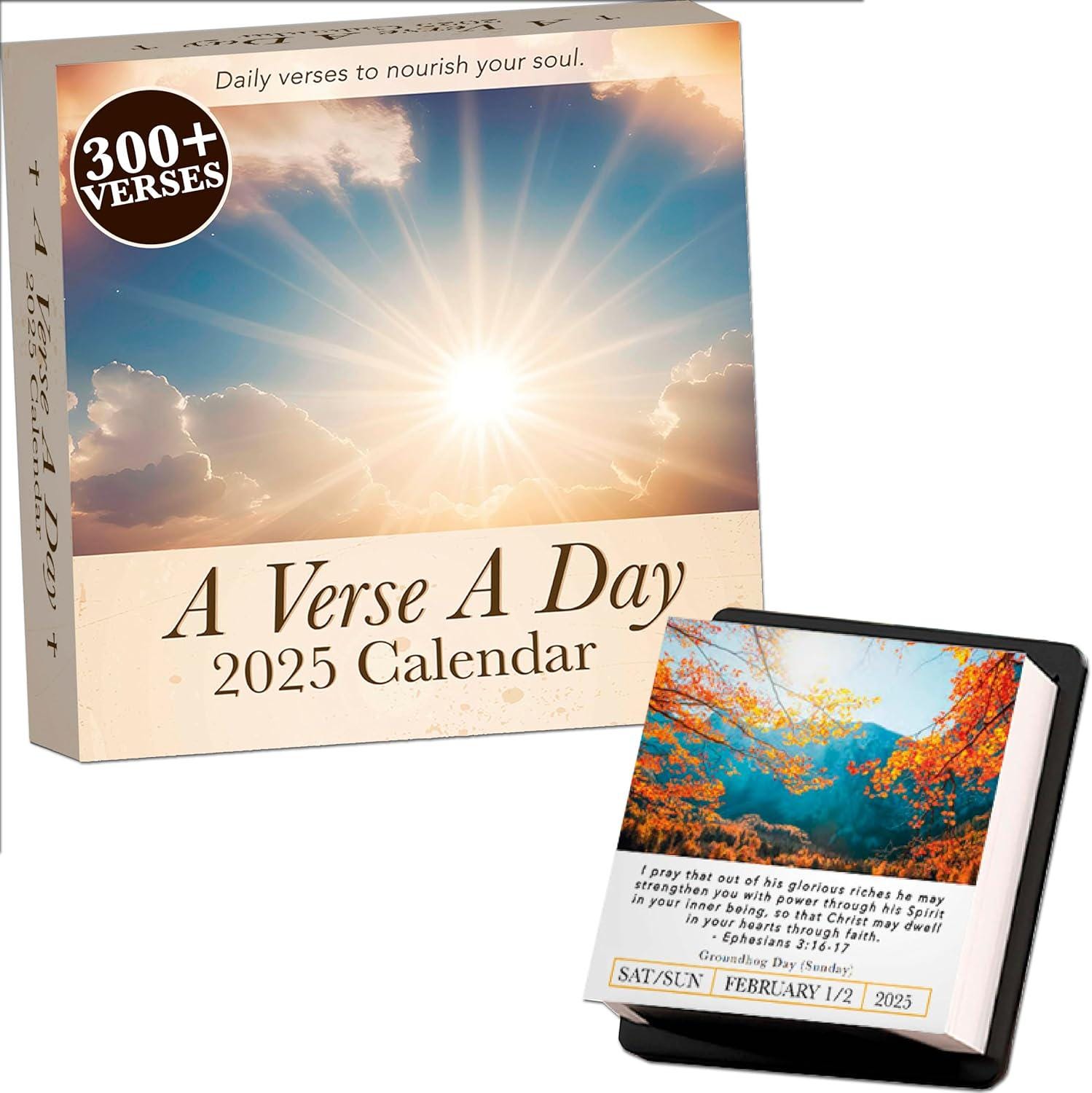 2025 Bible Verse Calendar A Bible Verse A Day Inspirational Religious ...