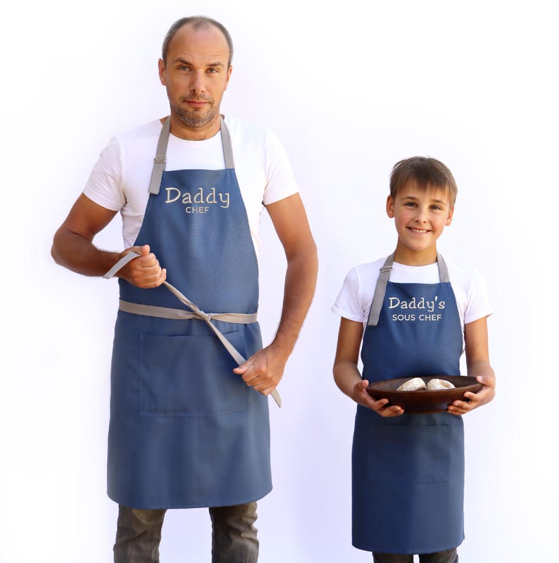 Matching Family Aprons Set - Personalized Chef Apron Mom Dad Kids ...